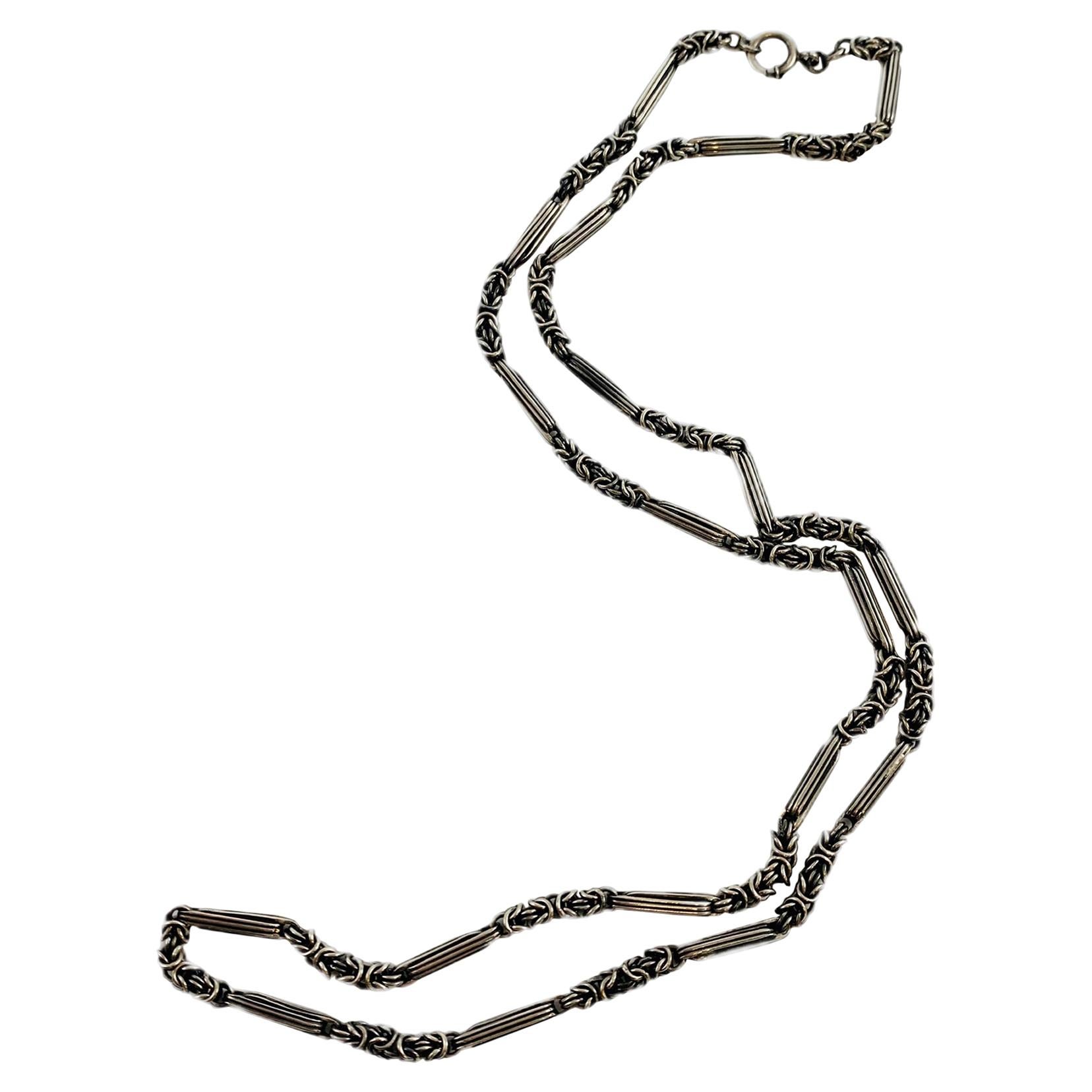 A Significant Georgian Sterling Rope Chain at 1stDibs