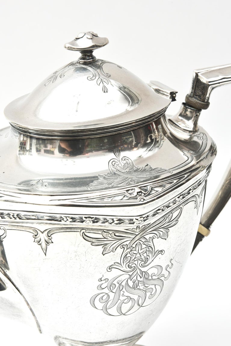 Sterling Tea and Coffee Service, American, Elegant and Well Chased at ...