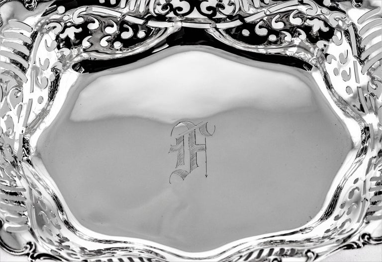 Sterling Victorian Dish For Sale at 1stDibs