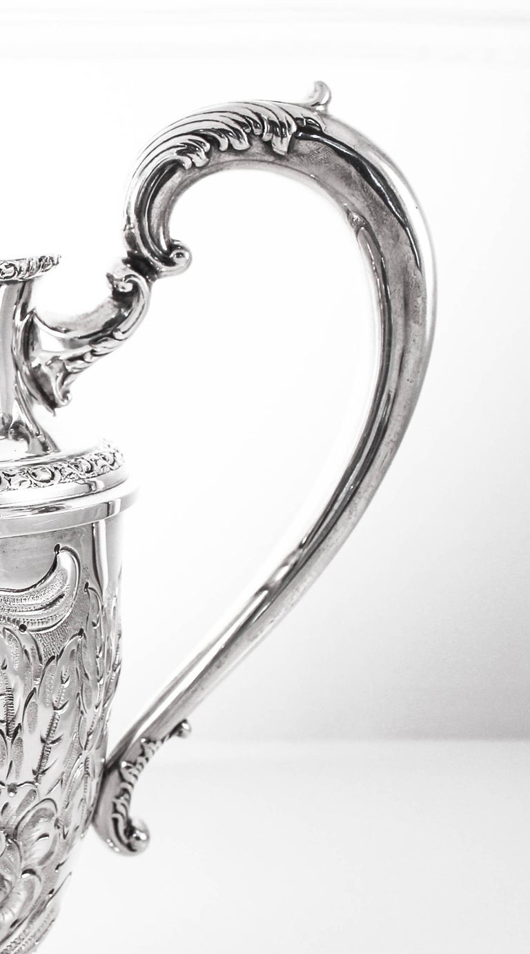 Sterling Water Pitcher, Talisman Rose For Sale at 1stDibs