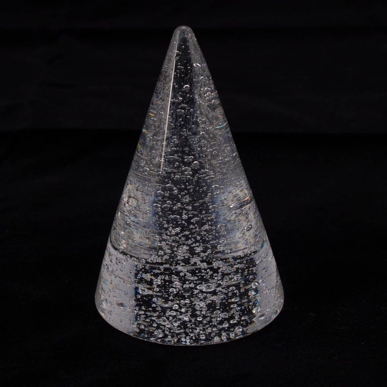 Steuben Crystal Bubble Stylized Christmas Tree Sculpture by Dowler ...