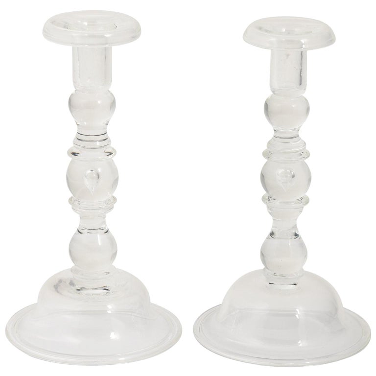 Steuben Rare Candlesticks, Midcentury at 1stDibs