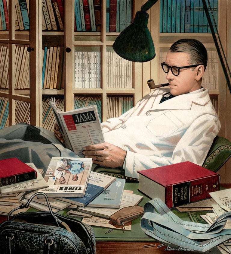 Stevan Dohanos - The Pause That Refreshes Medical Times cover, March ...