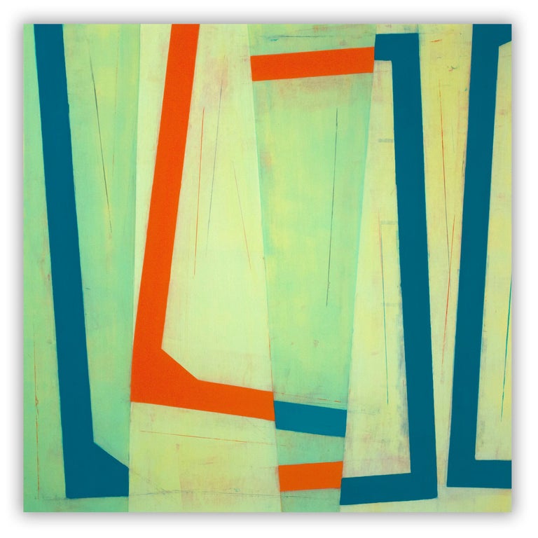 Steve baris - Jump Cut D6 (Abstract Painting) For Sale at 1stDibs