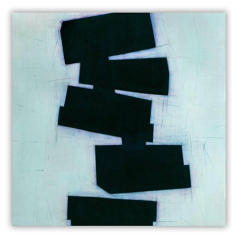 Steve baris - Toppling E6 (Abstract Painting) For Sale at 1stDibs