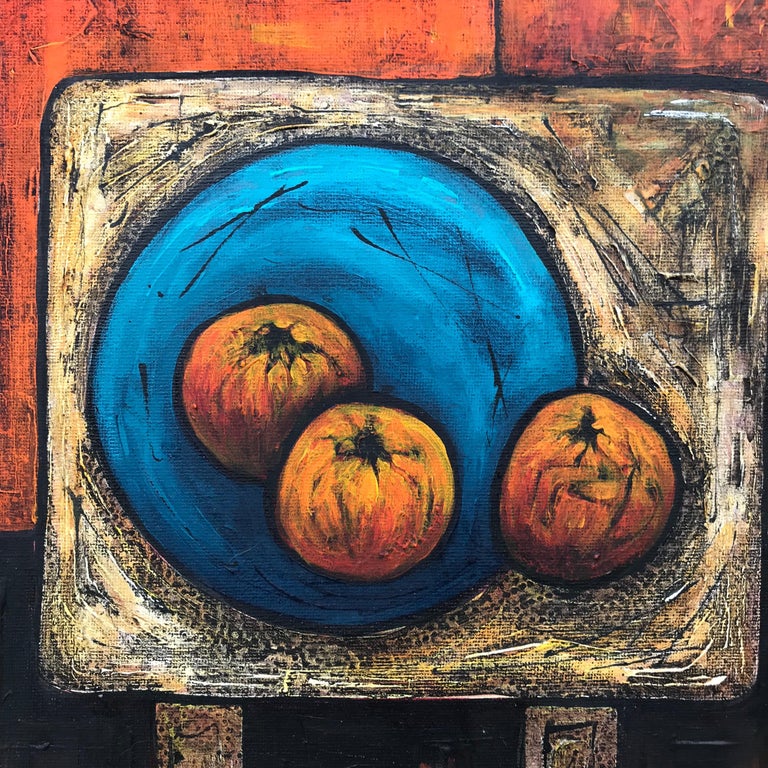 Steve Capper - Still Life Interior Painting with Oranges by Cubist ...