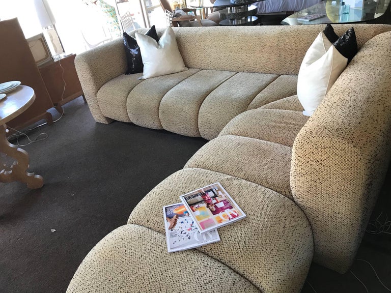 Steve Chase Iconic Signature Sofa in Robert Crowder Handwoven Fabric at ...