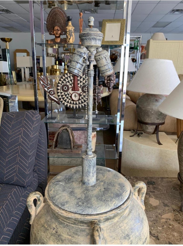 Steve Chase Modern Design of Antique Urn Lamps For Sale at 1stDibs
