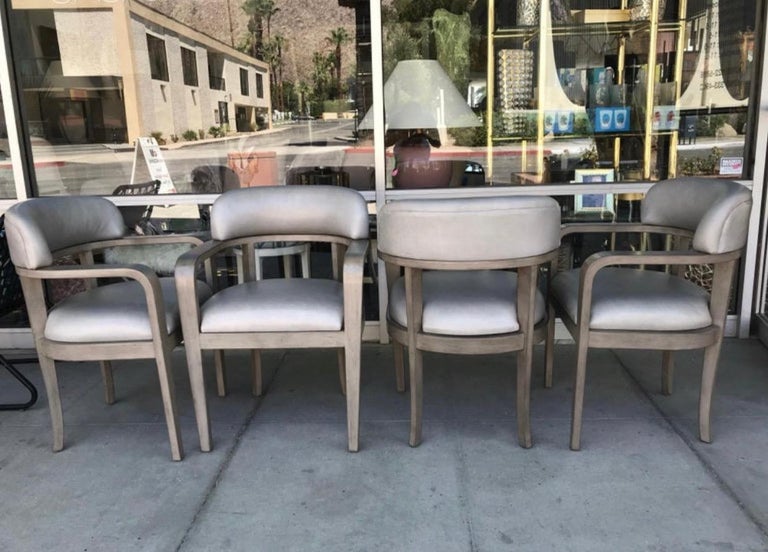 Steve Chase Originals Set of Four Custom Modern Game or Dining Chairs ...