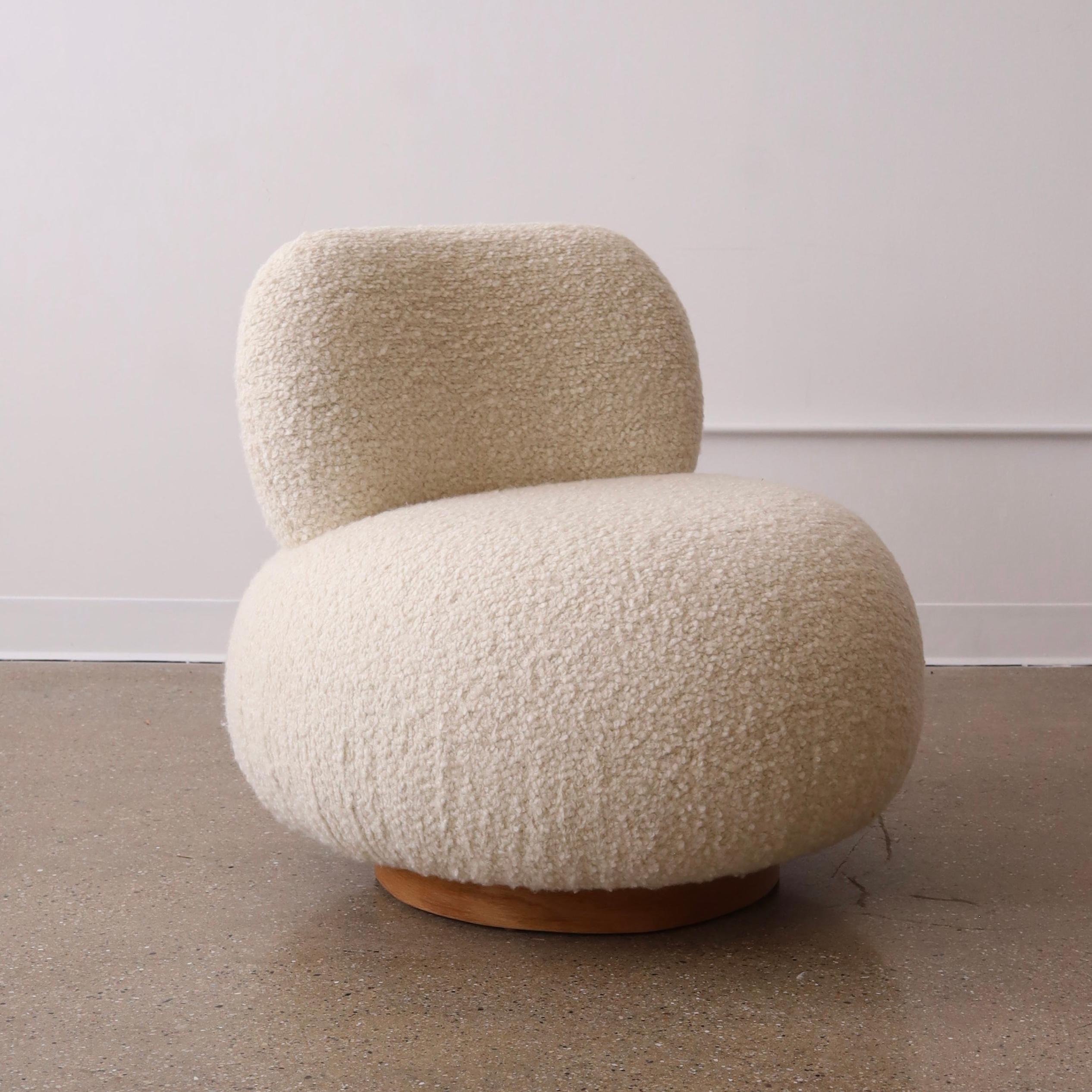 Steve Chase Swivel Pouf For Sale at 1stDibs