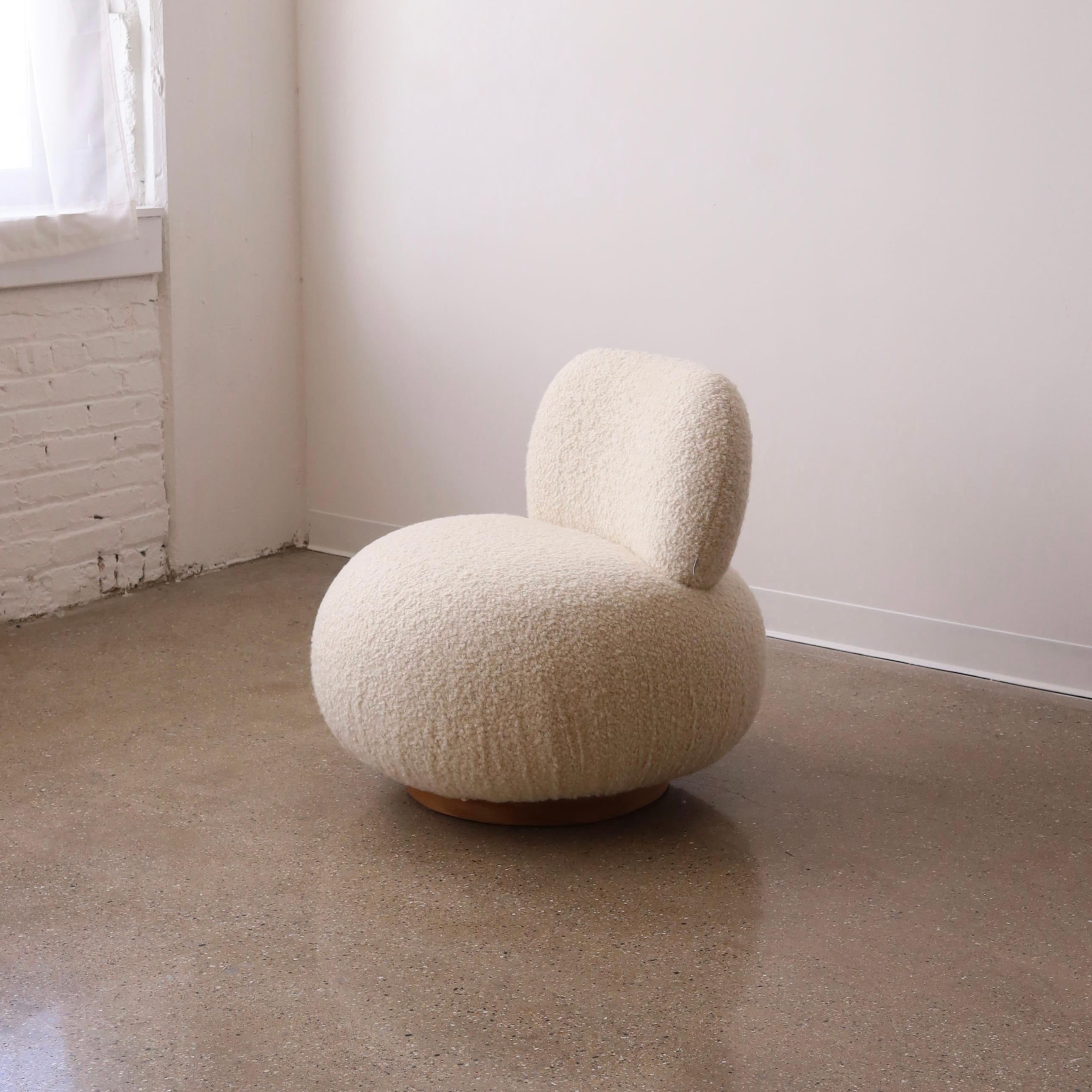 Steve Chase Swivel Pouf at 1stDibs