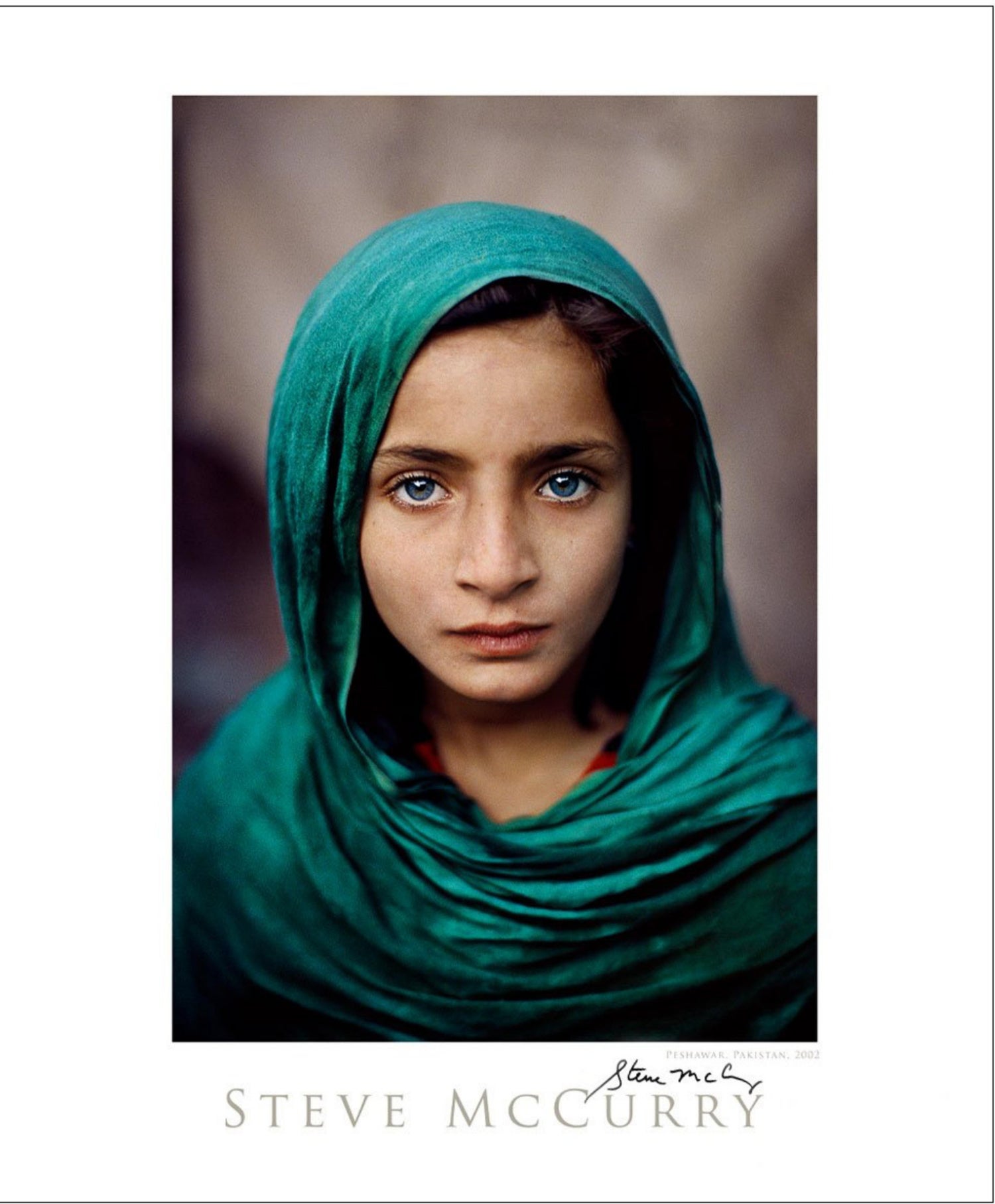 Steve Mccurry Afghan Girl Poster