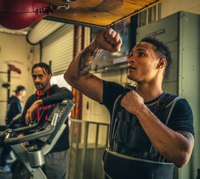 Steve Parker - Regis Prograis, pro-boxer, oil, Contemporary ...