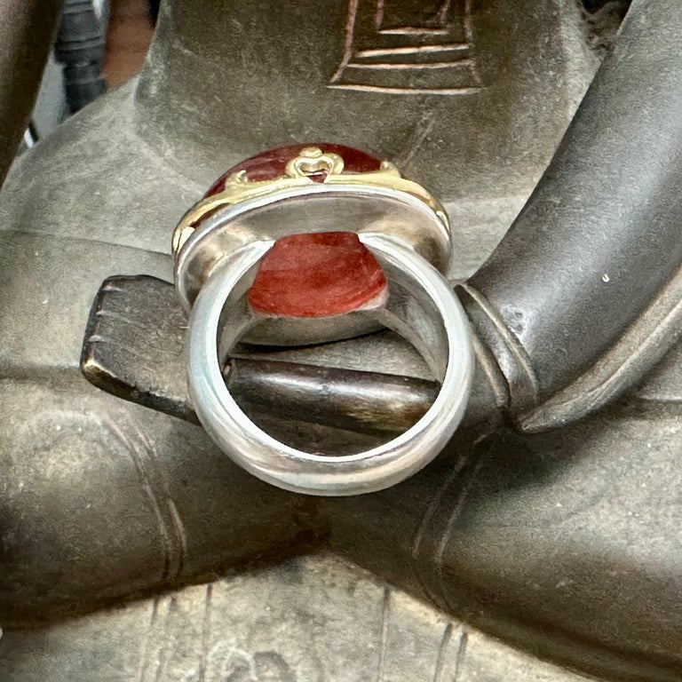 Steven Battelle 36.1 Carats Pink Tourmaline Sterling Silver 18k Gold ...