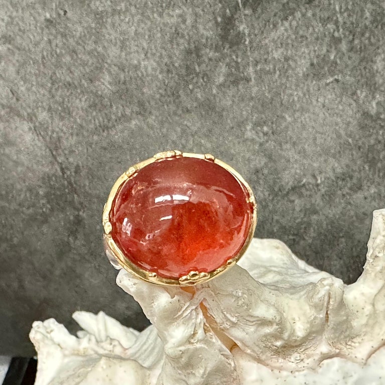 Steven Battelle 36.1 Carats Pink Tourmaline Sterling Silver 18k Gold ...