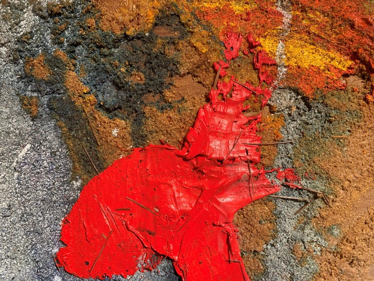 Steven H. Rehfeld - "Birds And Bees" oil saw dust and foam on wood by ...