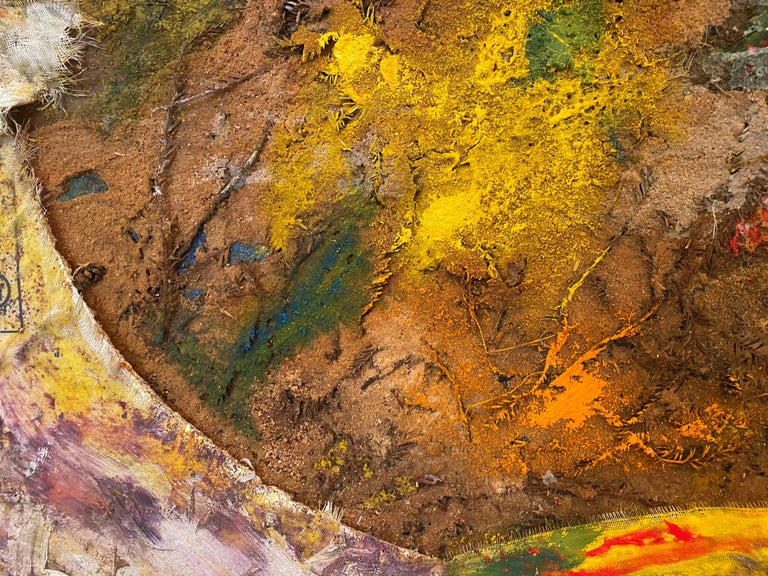 Steven H. Rehfeld - "Circle of Time" Oil saw dust foam on wood by ...