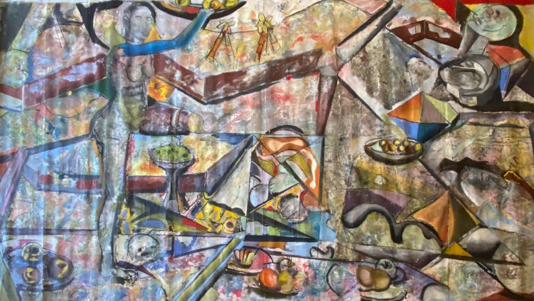 Steven H. Rehfeld - ' The Feast’ Very Large Original Contemporary ...