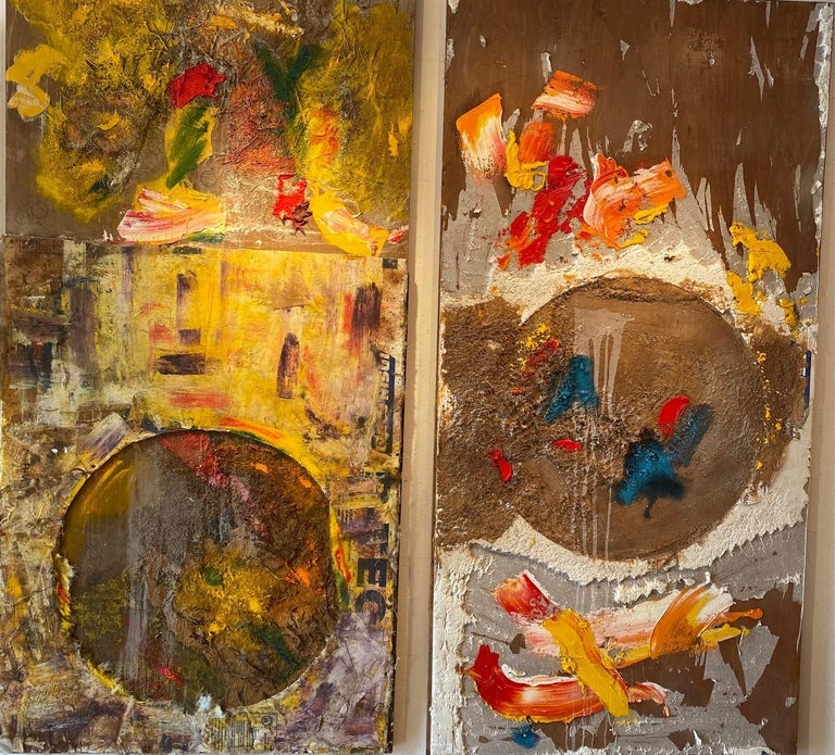 Steven H. Rehfeld - Sea of Love- Mixed Media Contemporary Abstract 4ft ...