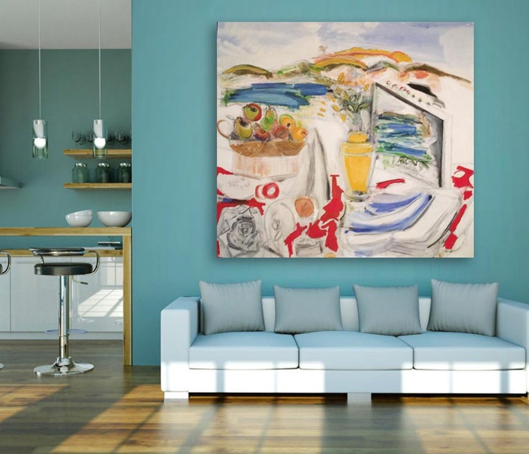 Steven H. Rehfeld - 'Yellow Vase' Still Life Art Contemporary Large ...