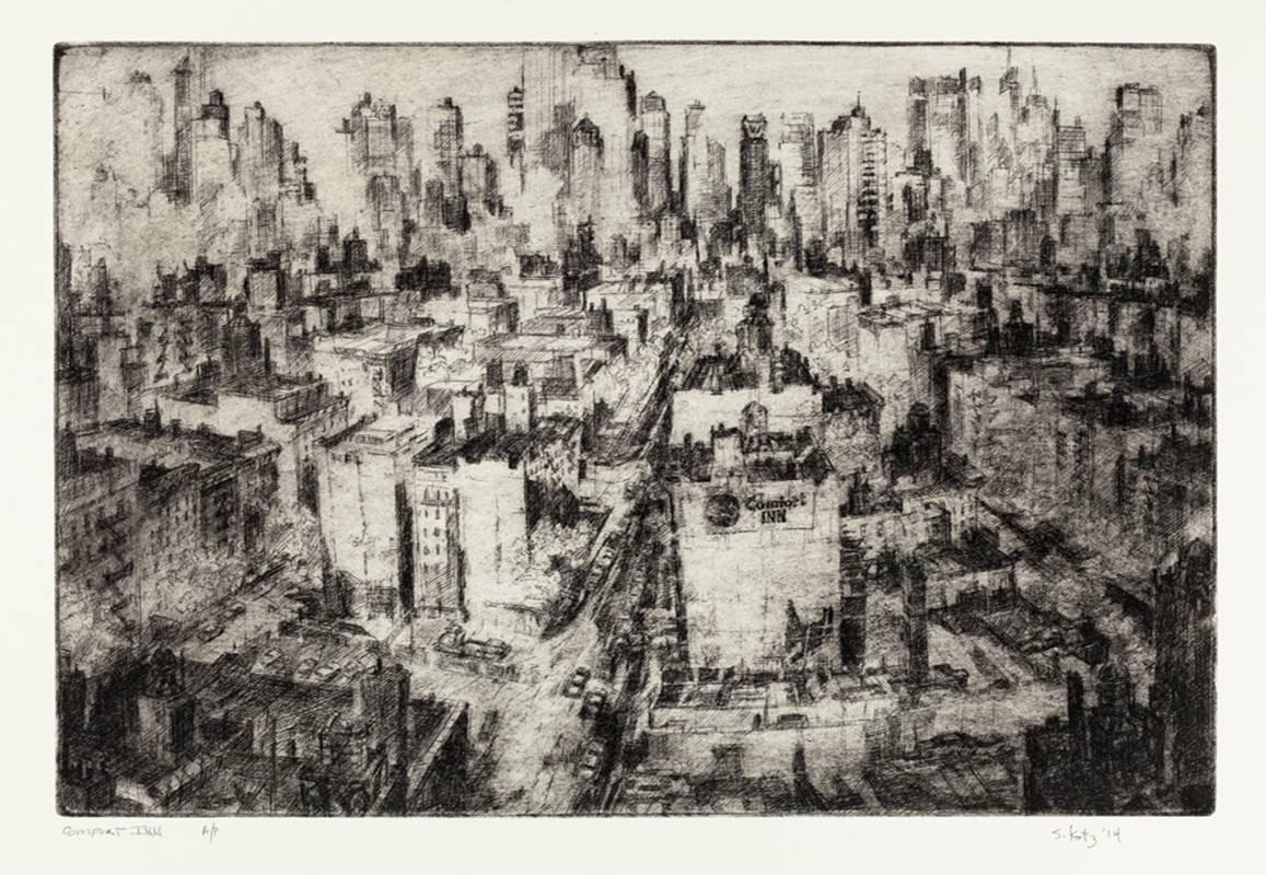 Steven Katz - Grand Central, framed For Sale at 1stDibs