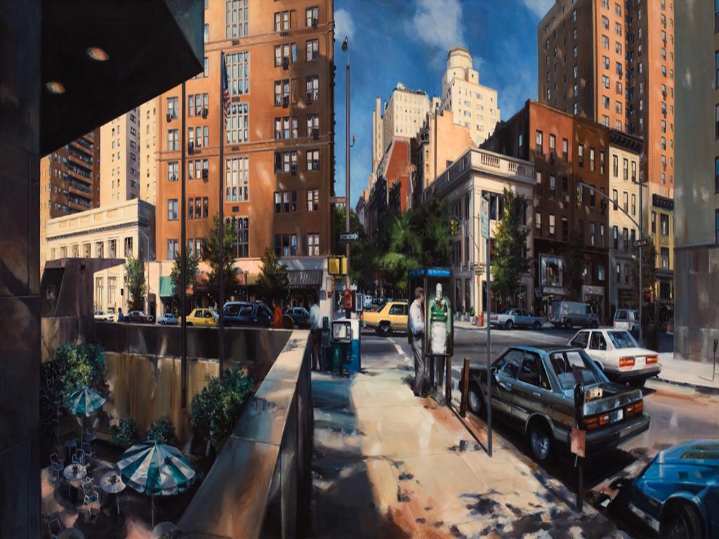 Steven Katz - Spring St. , Framed For Sale at 1stDibs