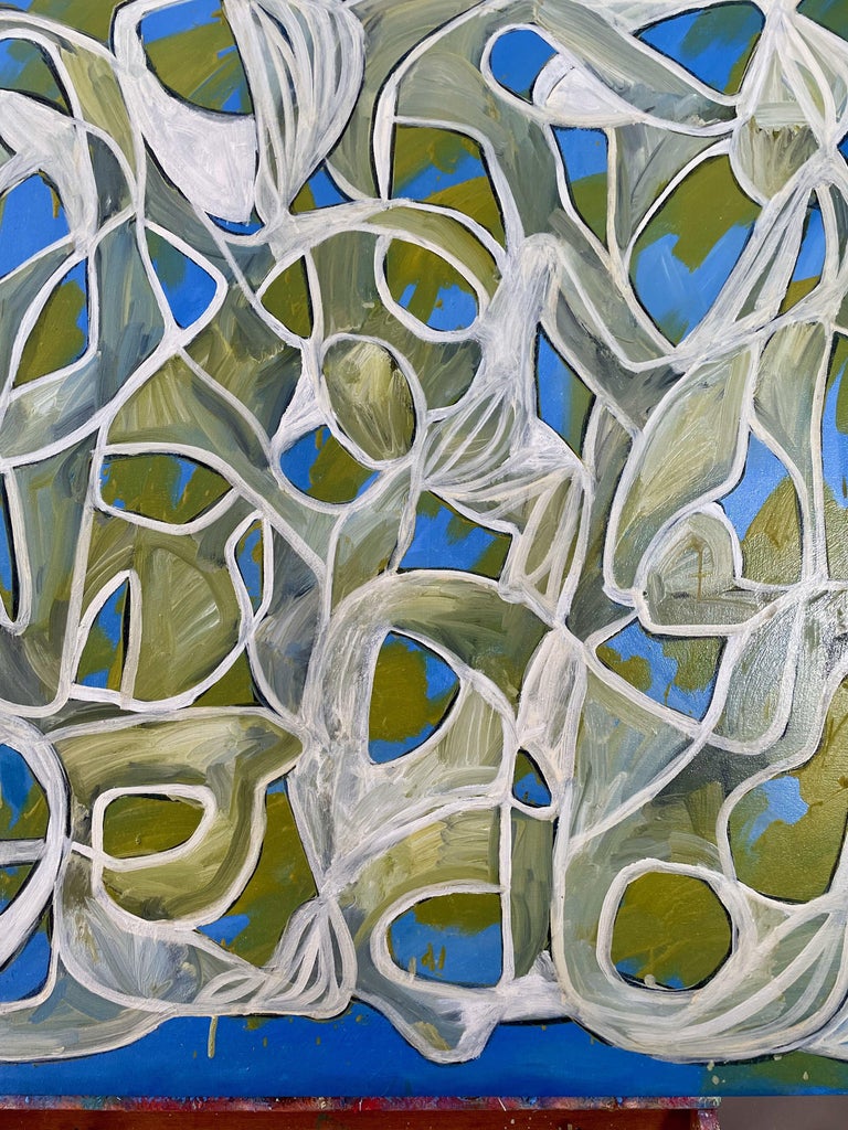 Steven Miller - Over There 2, Painting, Oil on Canvas For Sale at 1stDibs
