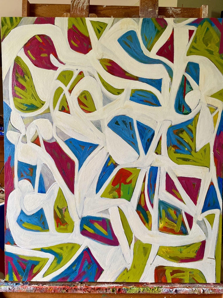 Steven Miller - Relativity, Painting, Oil on Canvas For Sale at 1stDibs