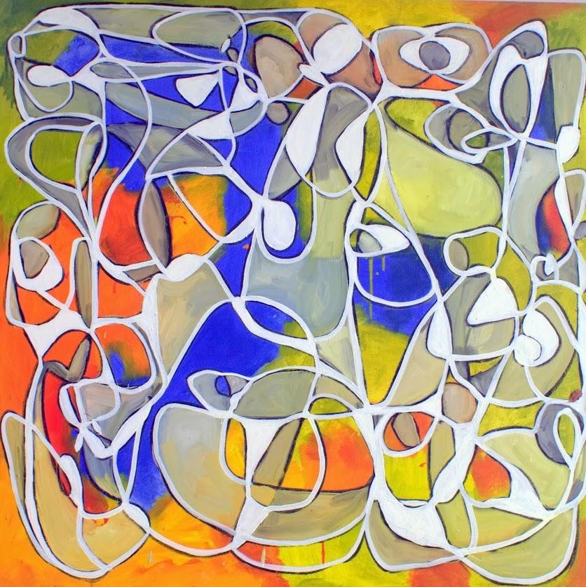 Steven Miller - Above Them, Painting, Oil on Canvas For Sale at 1stDibs