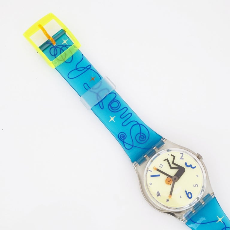 Stick Figure "Weightless" Wristwatch By Richard McGuire For Swatch ...