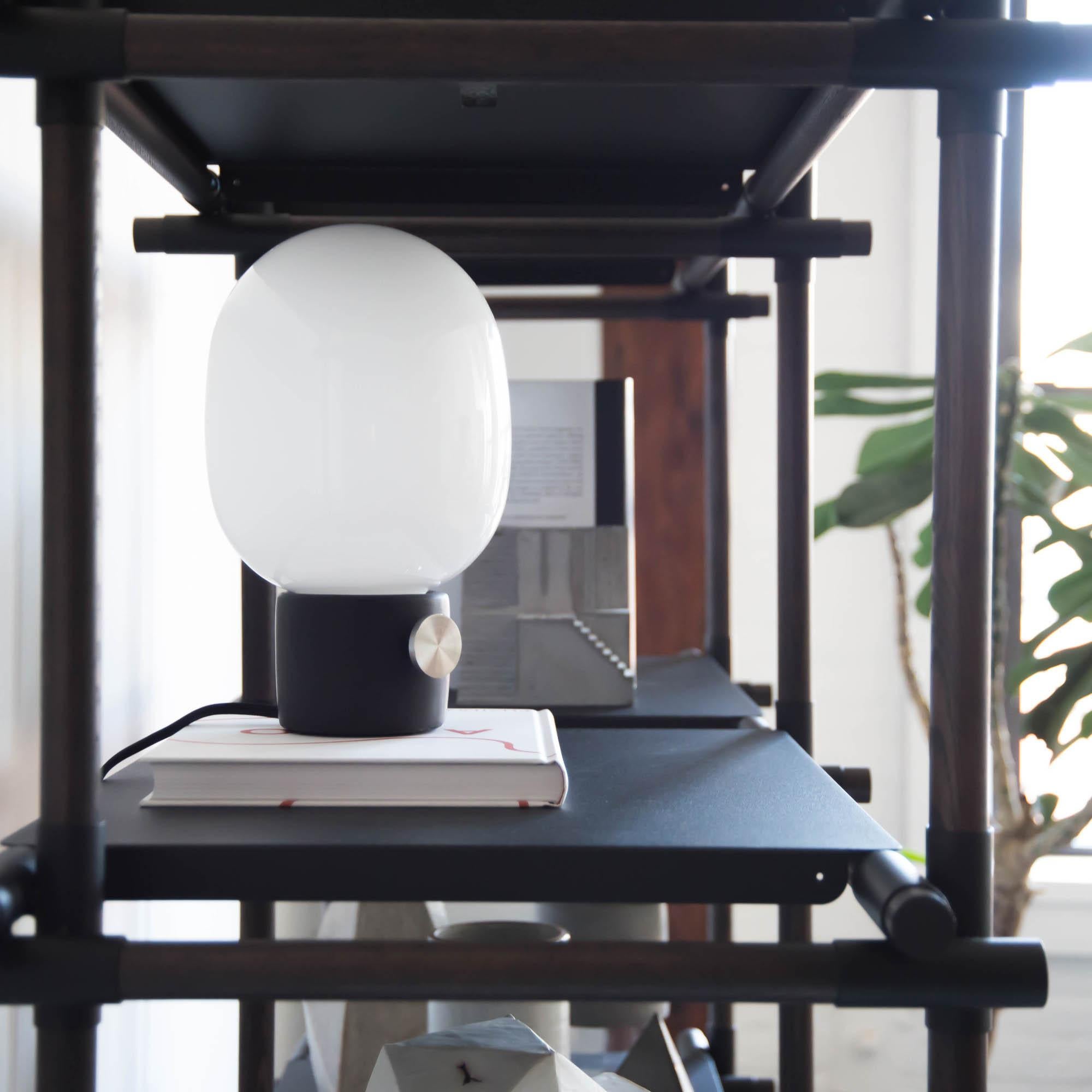 Stick System, Dark Ash Shelves with Black Poles, 1x5 For Sale at ...