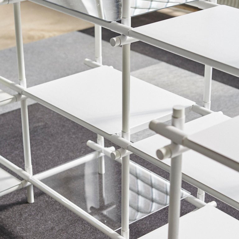 Stick System, White Shelves with White Poles, 3x4 For Sale at 1stDibs ...