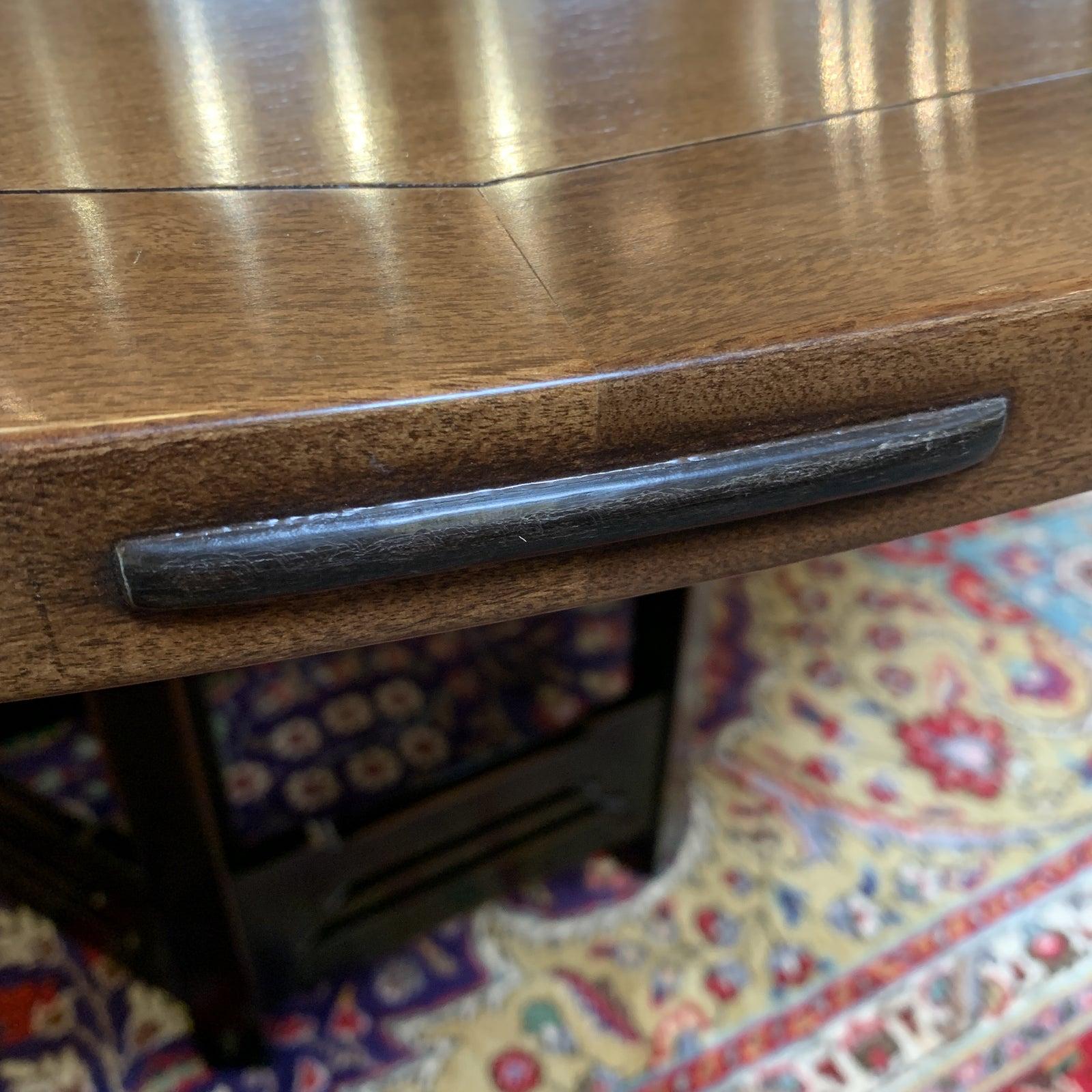 Stickley Antiquities Thorsen Cherry Split Pedestal Dining Table For ...