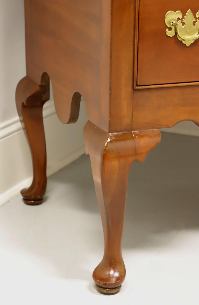 STICKLEY Cherry Queen Anne Style Highboy Chest at 1stDibs