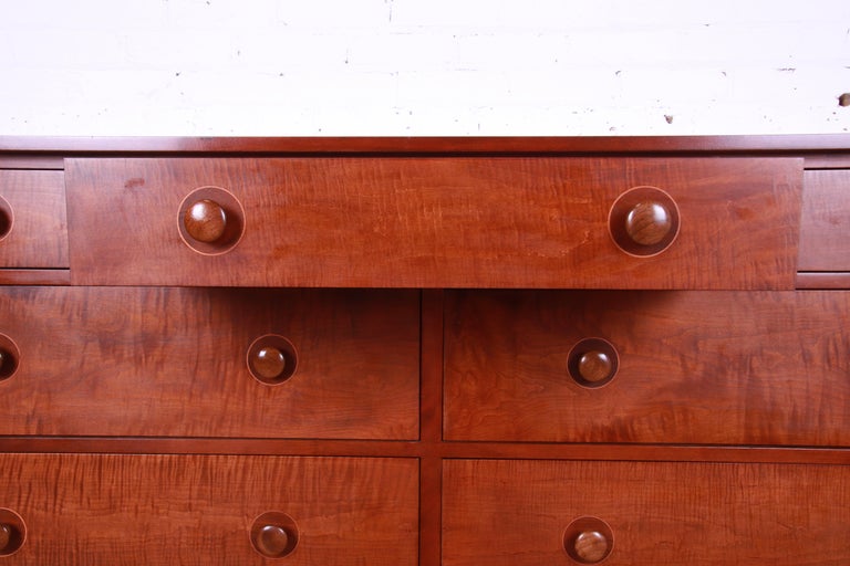 Stickley Harvey Ellis Collection Cherry Wood and Tiger Maple Dresser at ...