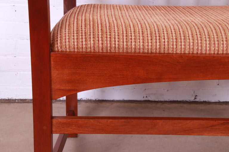 Stickley Harvey Ellis Collection Inlaid Cherry Wood Bench or Settee at ...