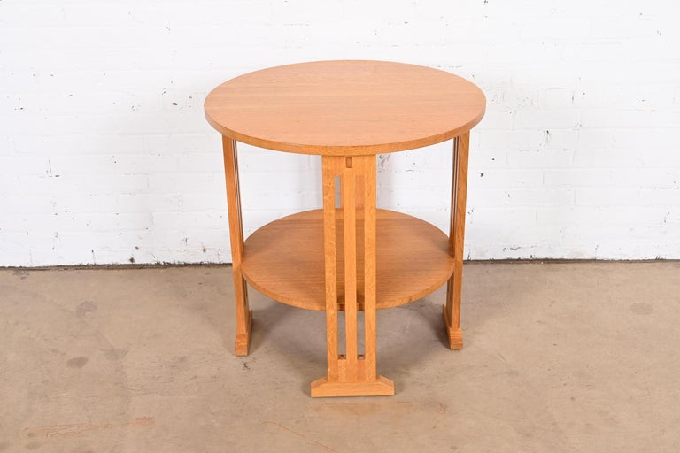 Stickley Mission Oak Arts and Crafts Center Table or Occasional Side ...