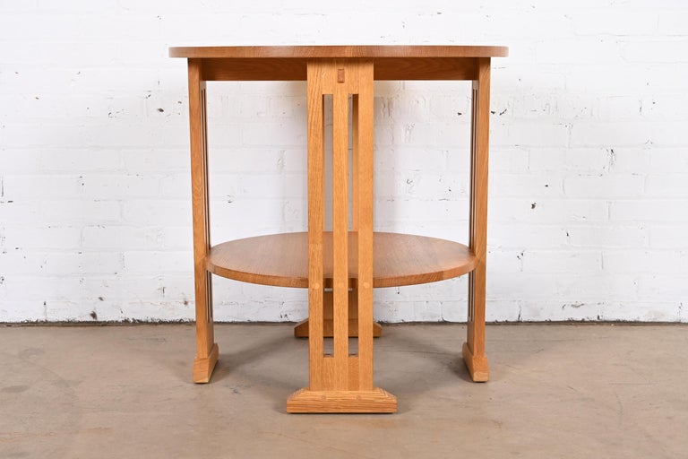 Stickley Mission Oak Arts and Crafts Center Table or Occasional Side ...