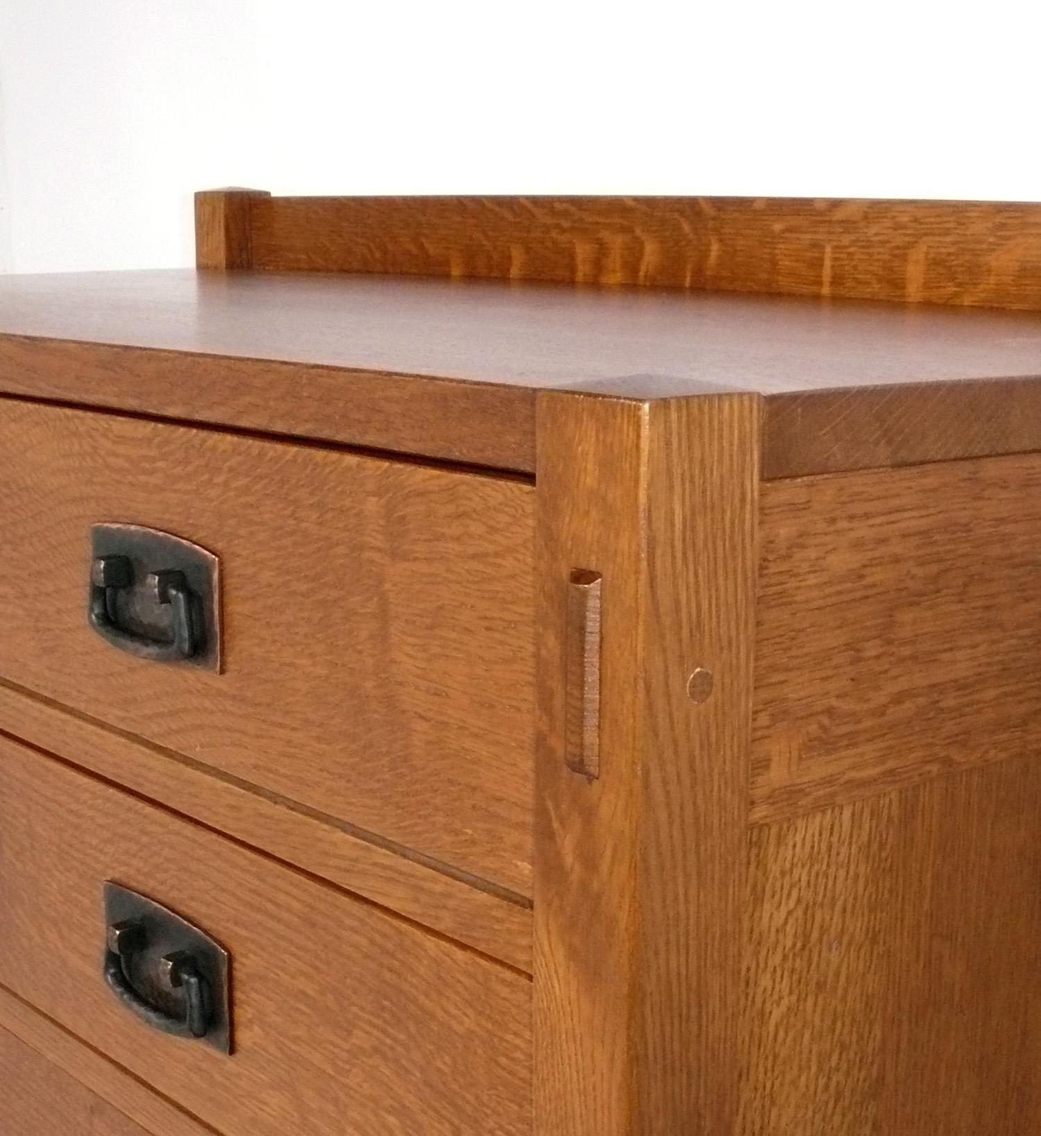 Stickley Mission Oak Tall Chest Arts and Crafts Dresser at 1stDibs ...