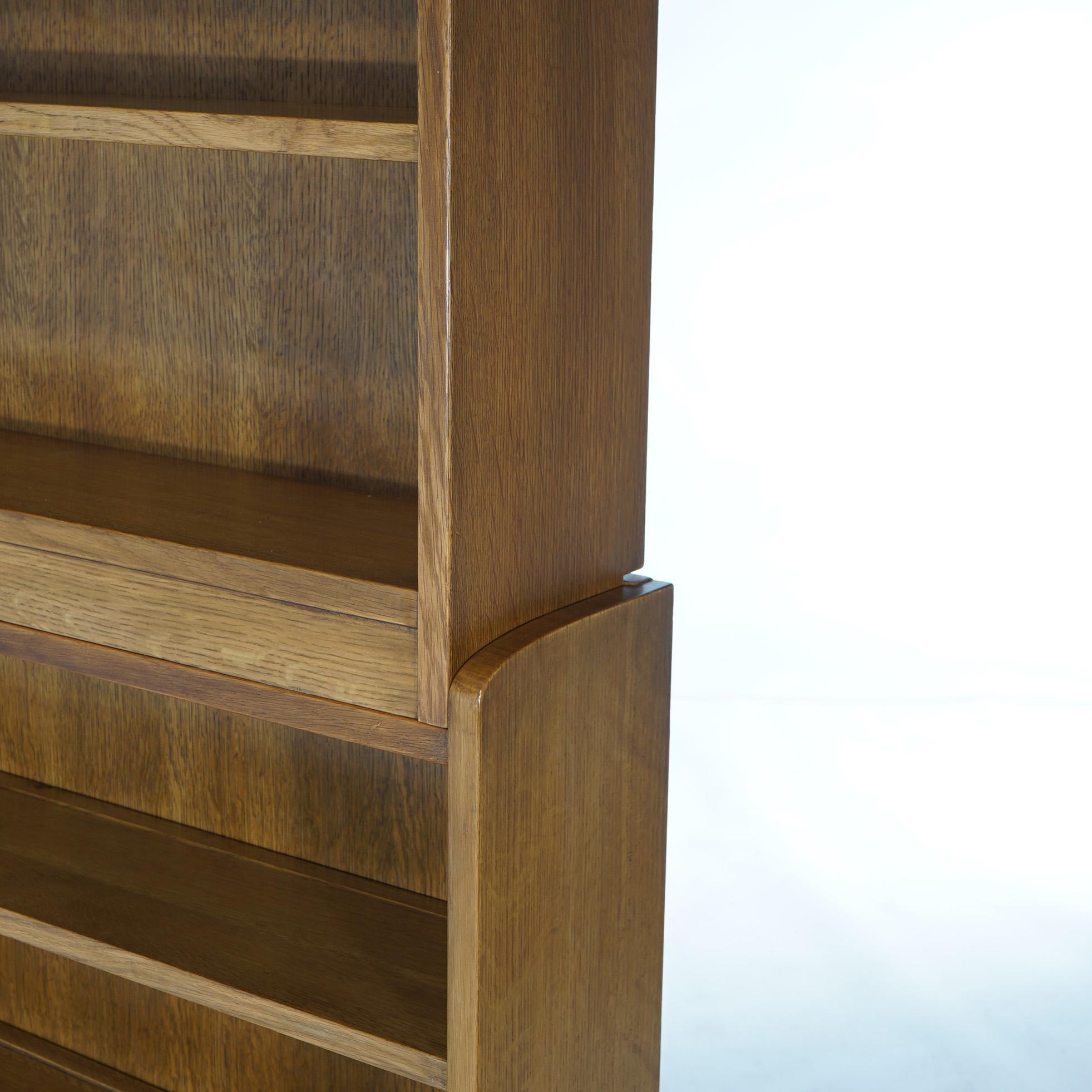 Stickley School Arts and Crafts Mission Oak Open Modular Bookcase 21st ...