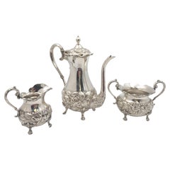 19th Century Wood and Hughes New York Coin Silver Tea Set For Sale at ...