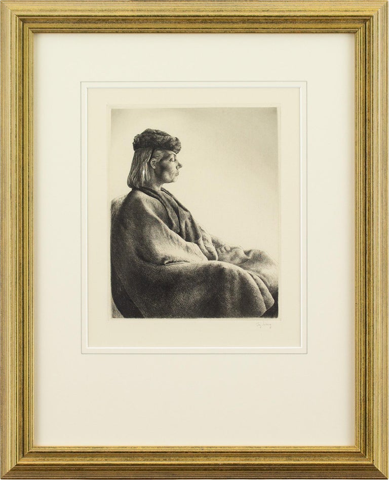 Stig Asberg - Stig Asberg, Portrait Of Lisa Åsberg, The Artist’s Wife ...