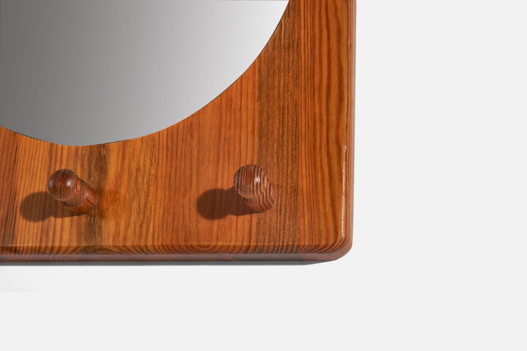 Stig Johnsson, Pair of Wall Mirrors, Pine, Sweden, 1970s For Sale at ...