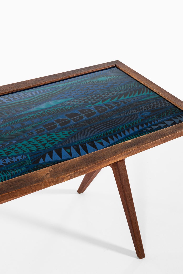 Stig Lindberg Coffee Table Produced by Gustavsberg in Sweden For Sale ...