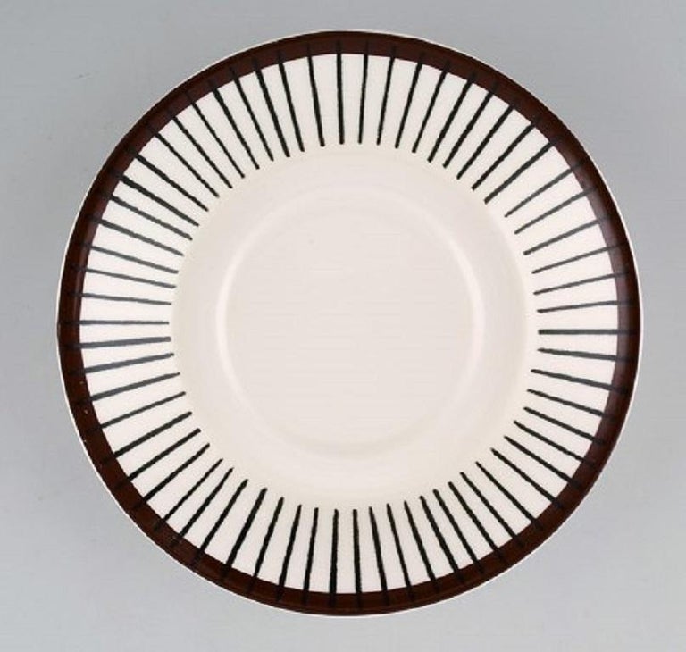 Stig Lindberg for Gustavsberg, a Pair of "Spisa Ribb" Tea Cups with ...