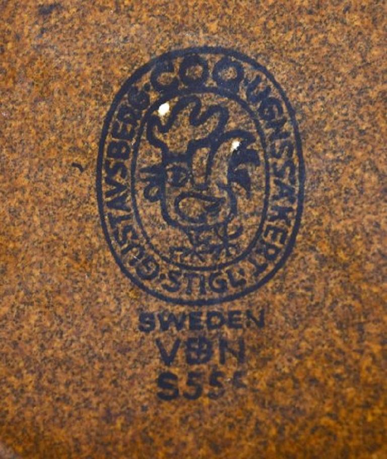 Stig Lindberg for Gustavsberg, Coq Tea Service for Six People, 1960's ...