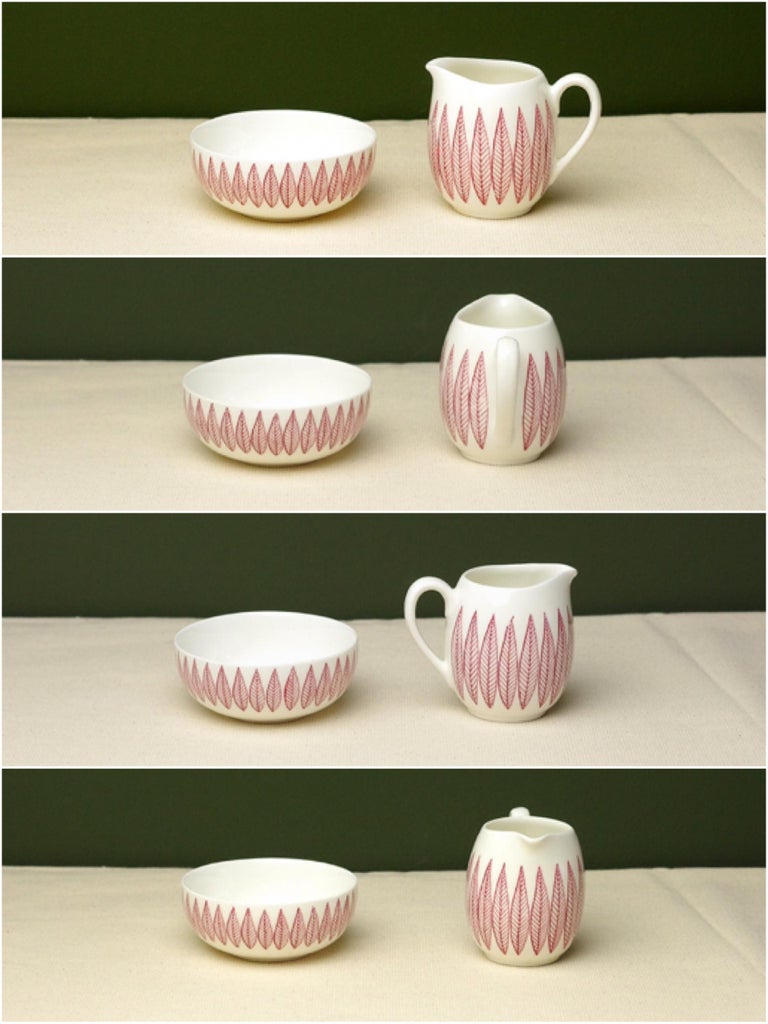 Stig Lindberg, Salix, Sugar Bowl and Creamer, Gustavsberg For Sale at ...
