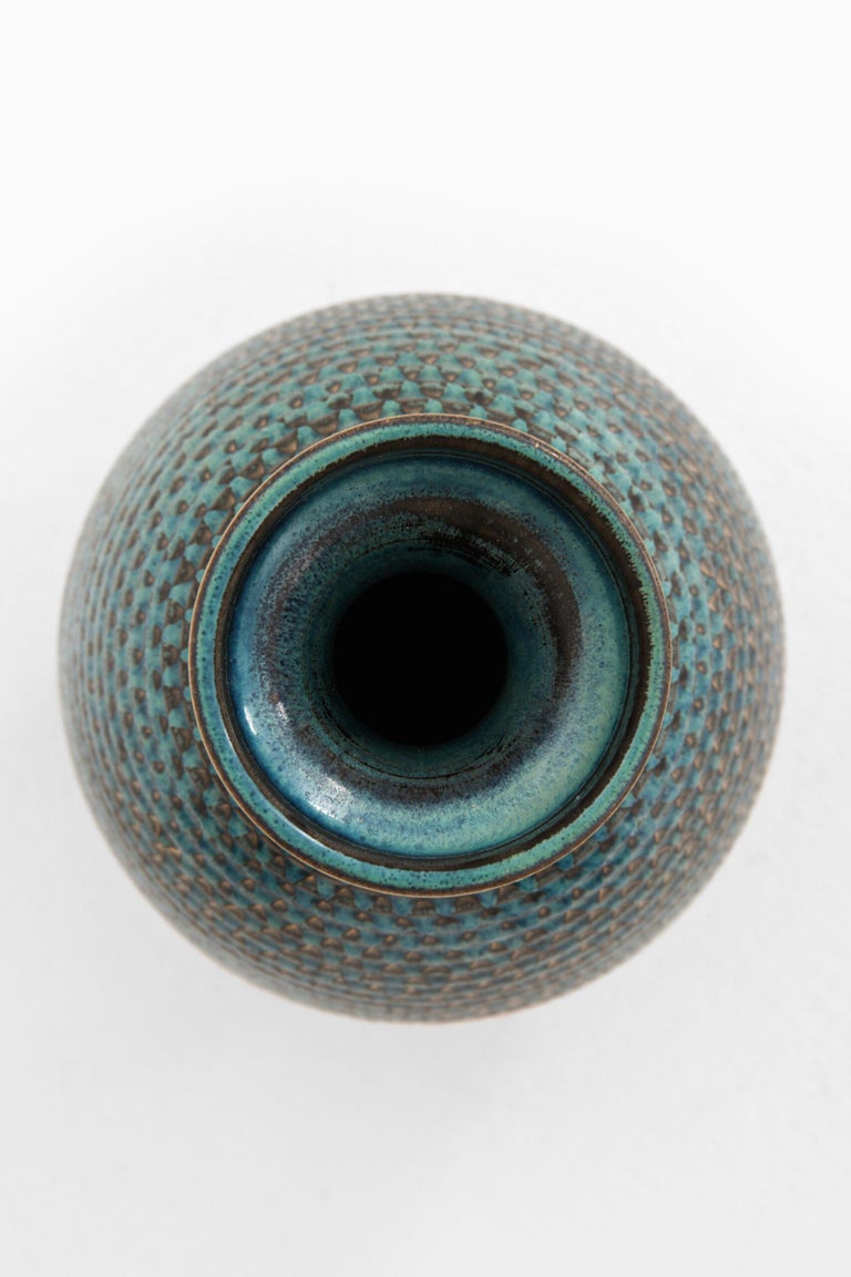 Stig Lindberg Vase Produced by Gustavsberg For Sale at 1stDibs
