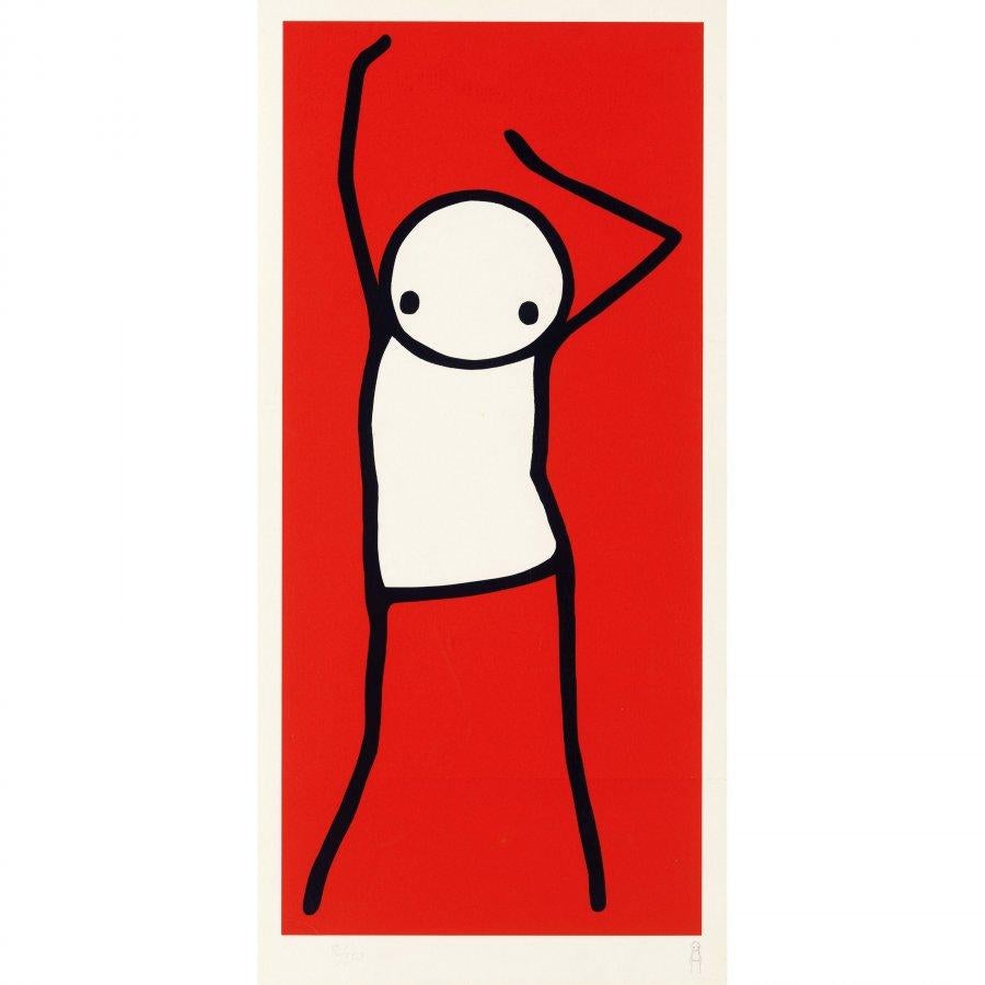 Stik - Hip (Blue) -- Print, Lithograph, Street Art by Stik at 1stDibs