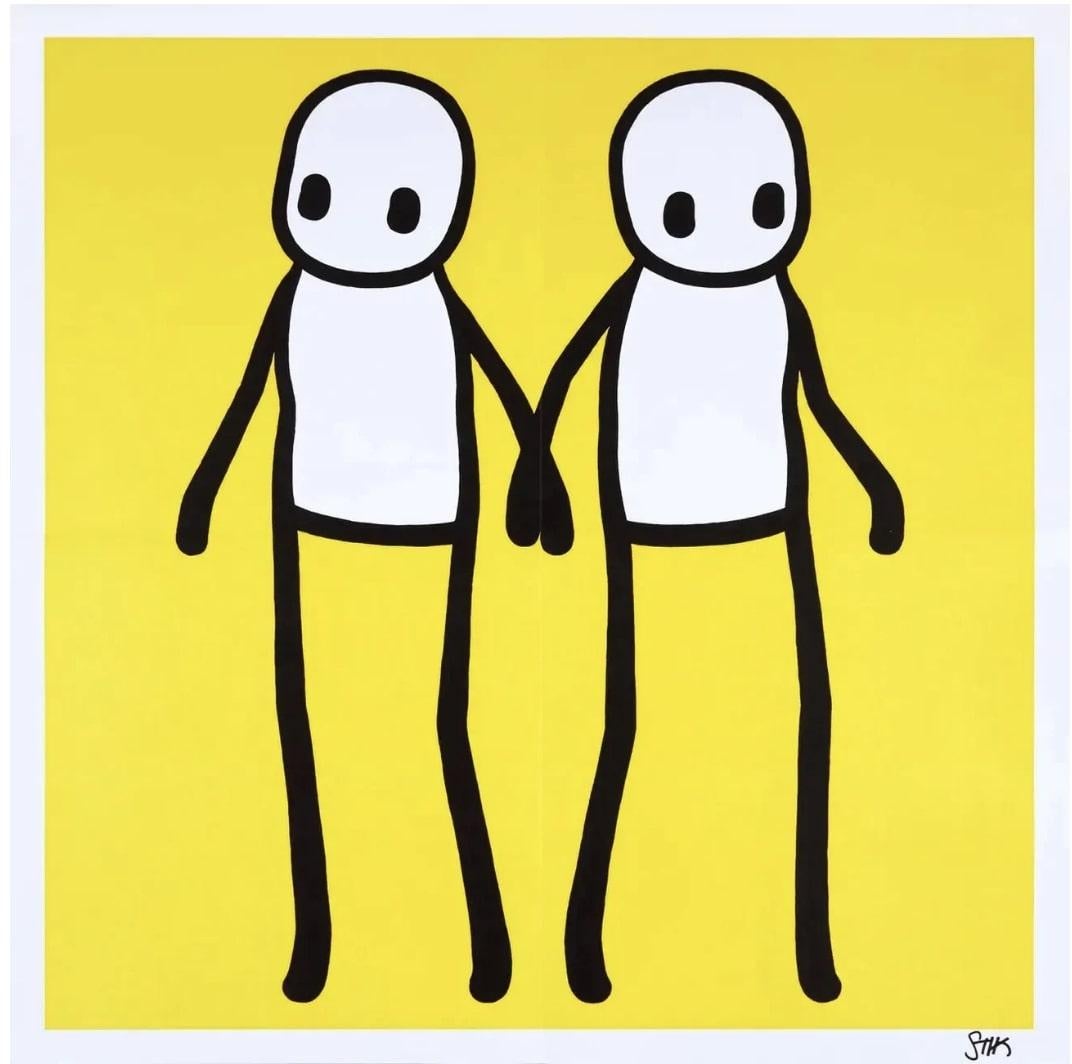 Stik - Stik, Holding Hands - Full Set of 5 (Signed) For Sale at 1stDibs